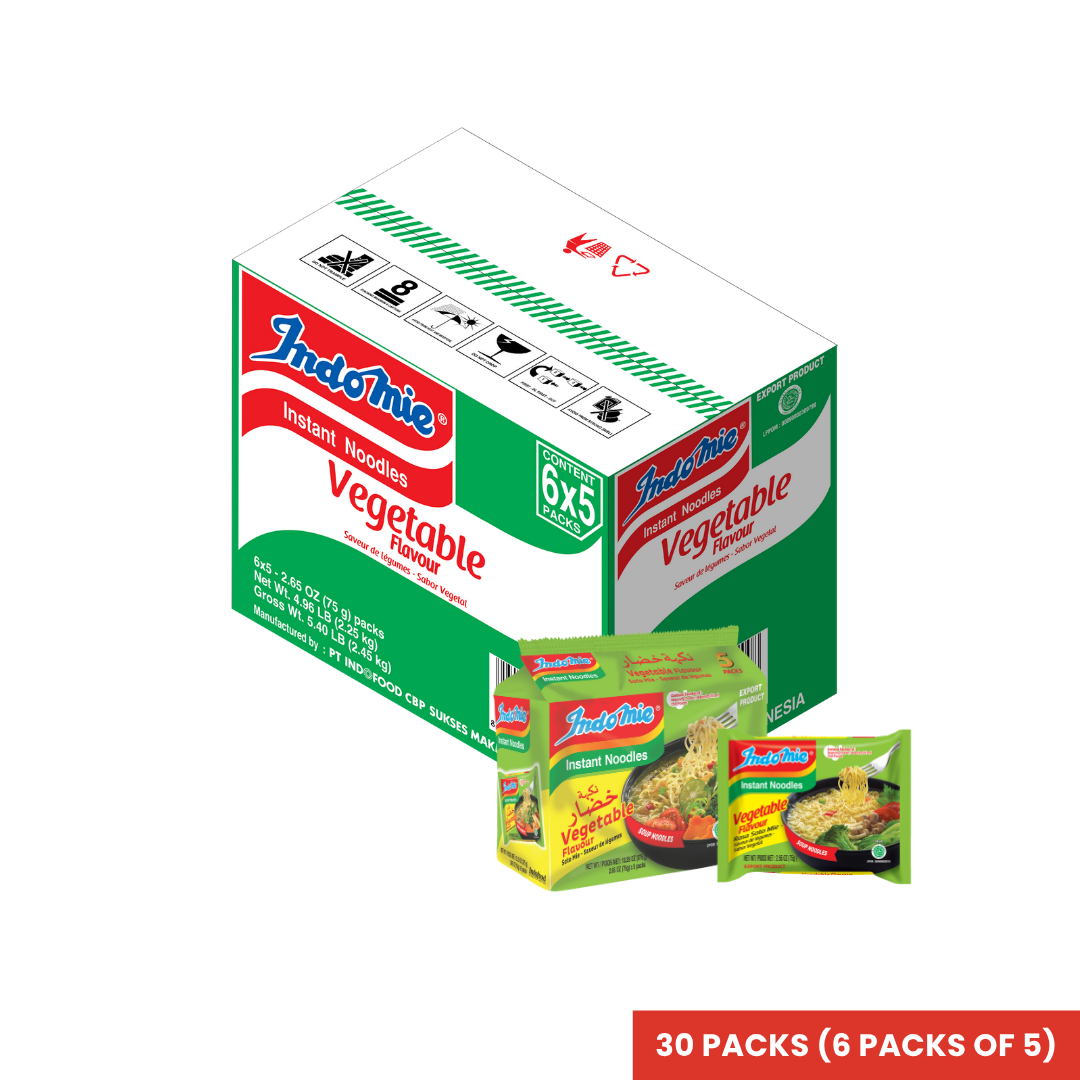 Indomie Vegetable Flavor Noodles - 30 Pack | Instant Noodles – indomie.us